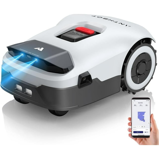 ANTHBOT Genie 3000 Robotic Lawn Mower Covers up to 0.9 Acres, Full Band ...