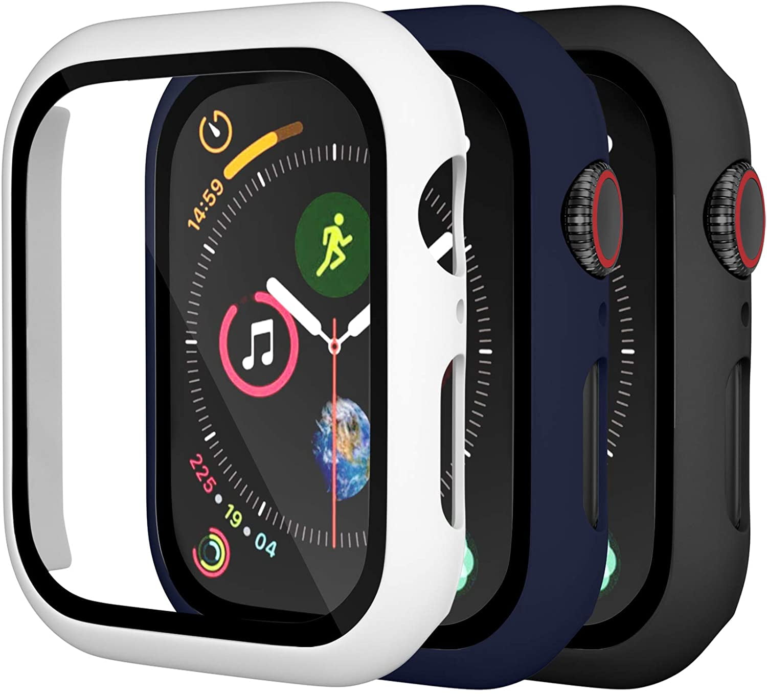 ANTHOUSE Compatible with Apple Watch Case 44mm iWatch SE Series 6 5 4 ...