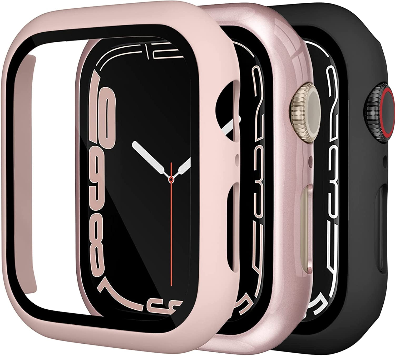 ANTHOUSE Compatible with Apple Watch Case 44mm iWatch SE Series 6 5 4 ...