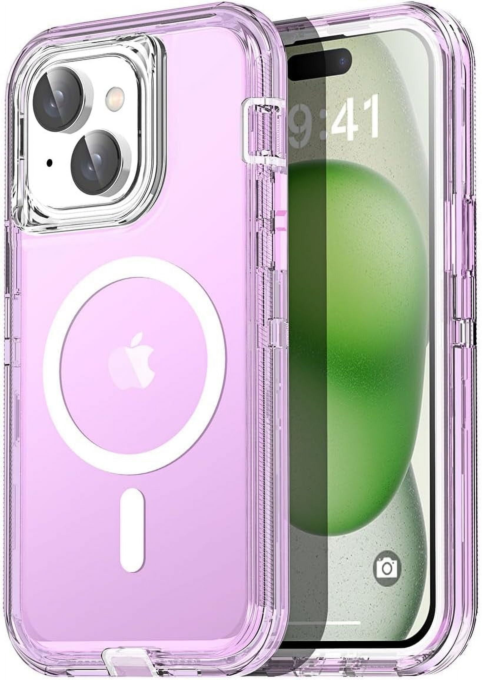 ANTHOUSE for iPhone 16 Pro Max Case Clear Compatible with MagSafe 3 in 1 Heavy Duty Drop ...