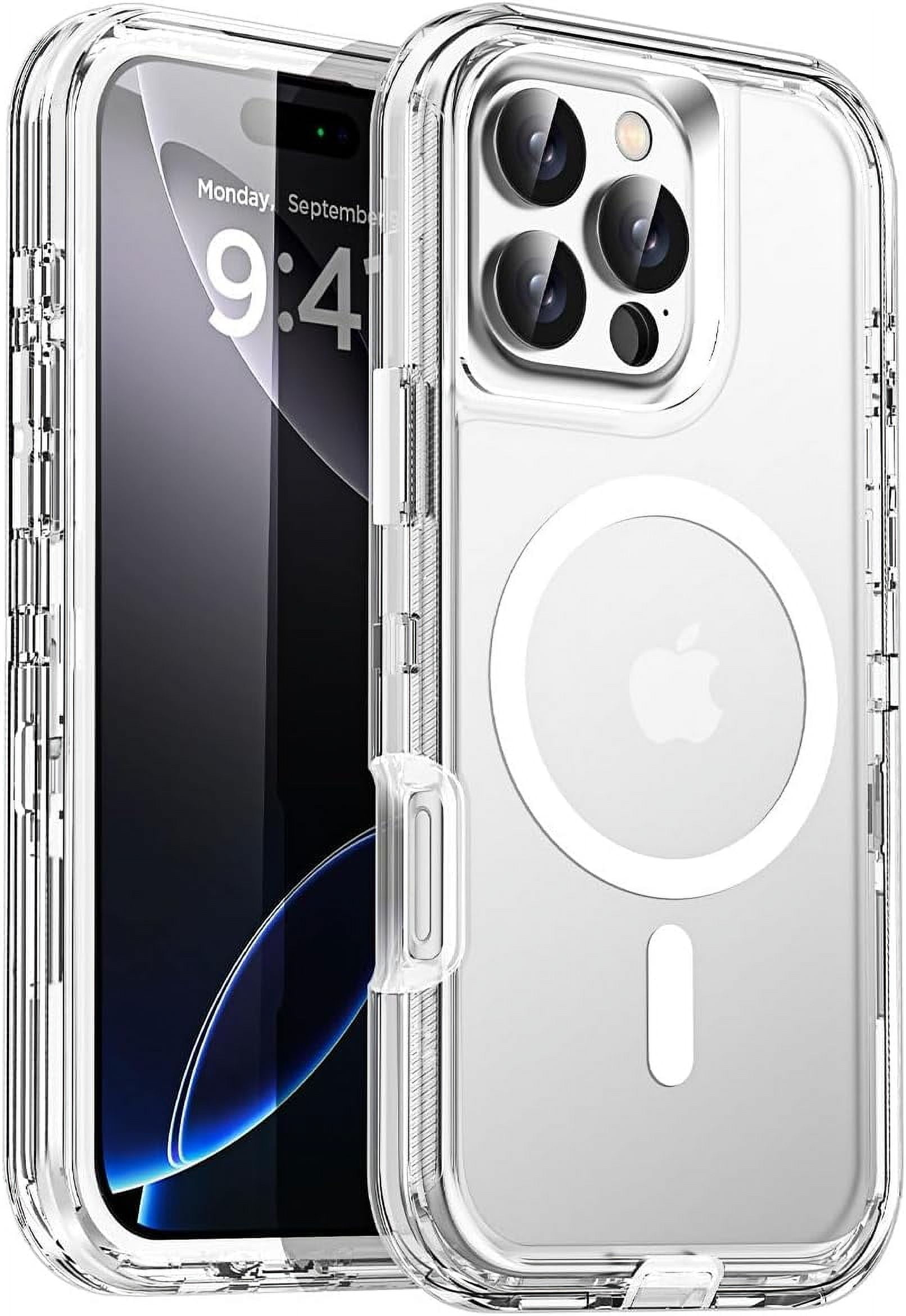 ANTHOUSE for iPhone 16 Pro Max Case Clear Compatible with MagSafe 3 in ...