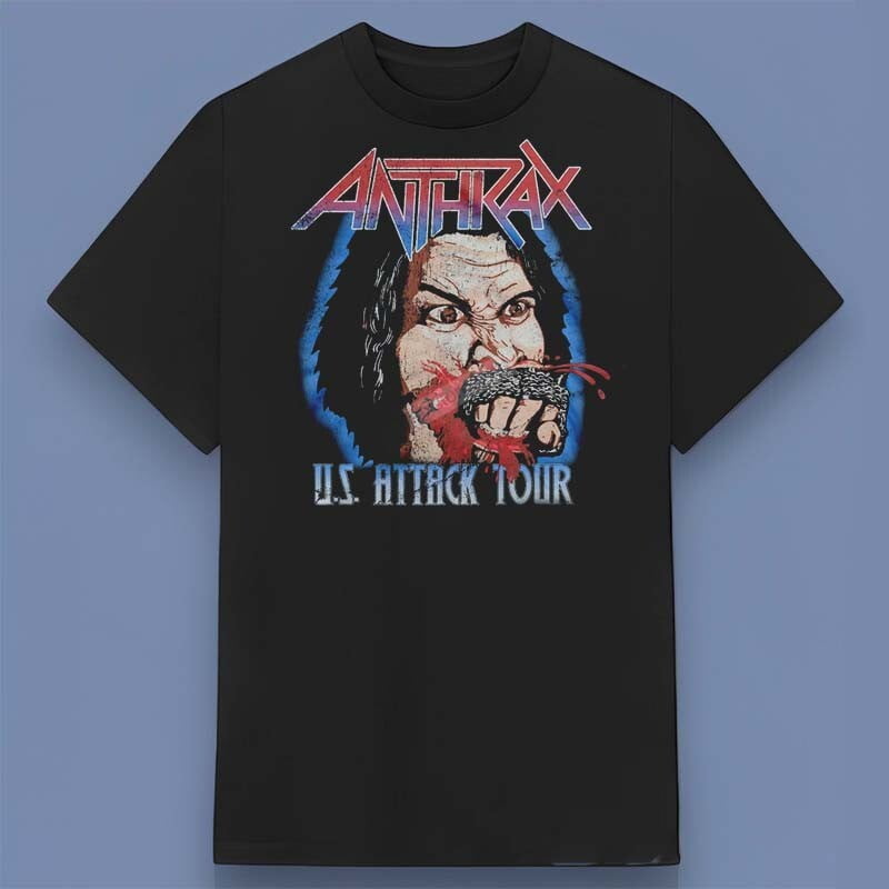 ANTHRAX US Attack Tour Shirt for Fans All Size S-4XL - Walmart.com