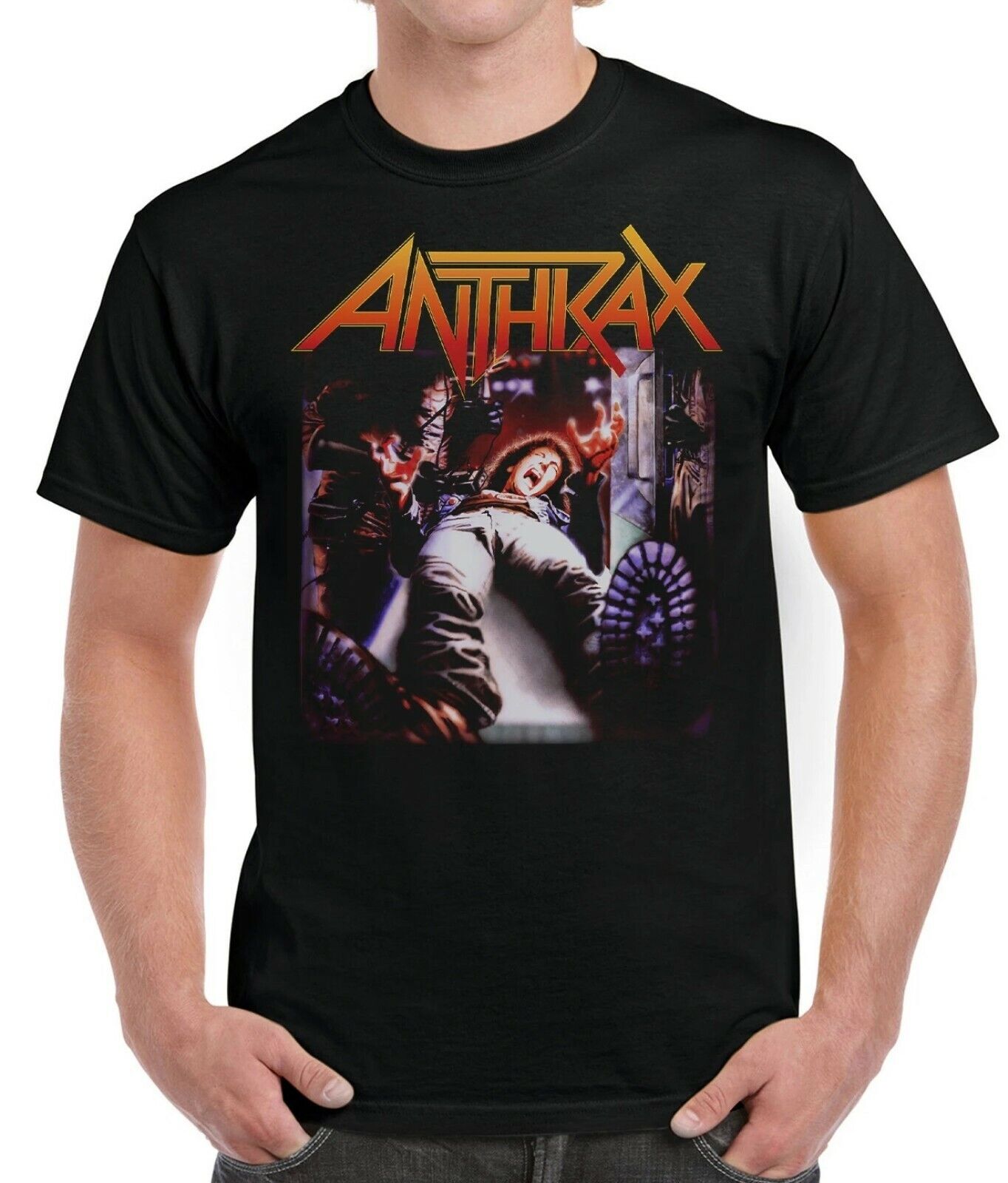 ANTHRAX cd cvr SPREADING THE DISEASE *COLOR* Official SHIRT LRG New among time - Walmart.com