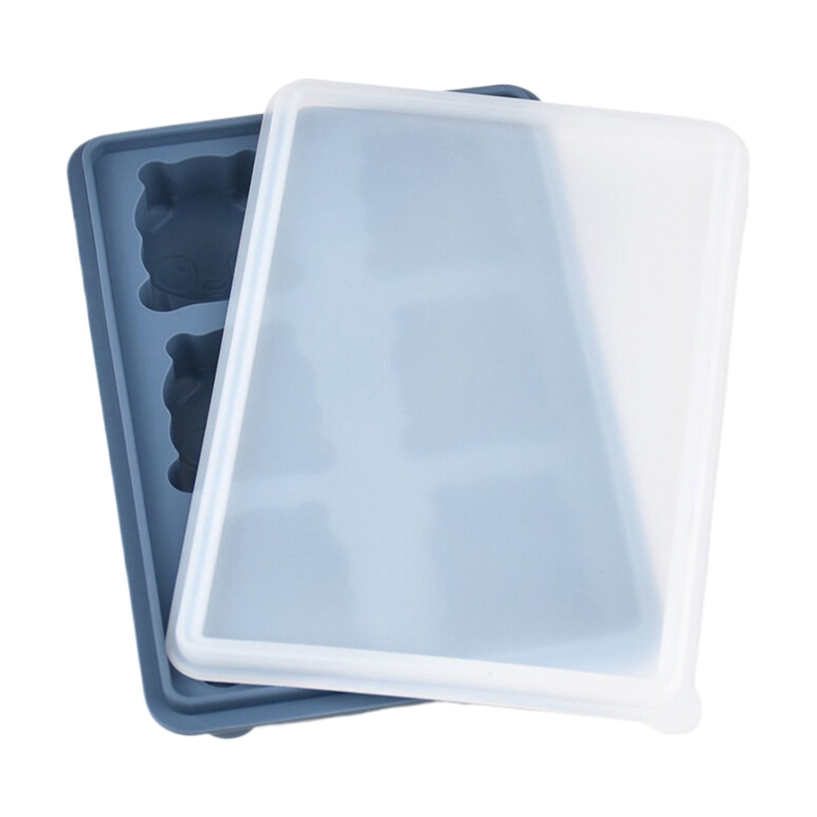 ANTOO Fun Shapes Mold, Ice Cube, Panda Shaped Ice Cube Trays 3D Ice ...