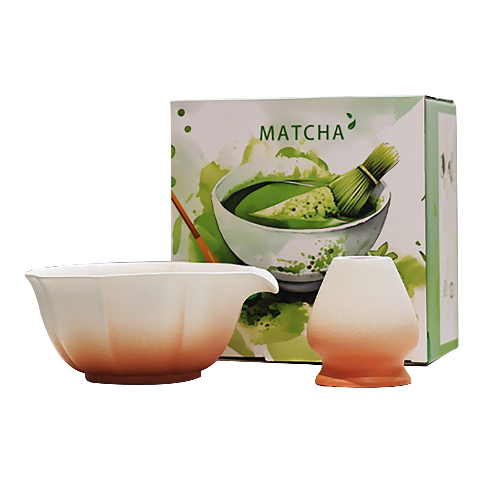 ANTOO Matcha Bowl, 2Pcs Tea Set, Japanese Tea Set Includes Matcha Bowl ...