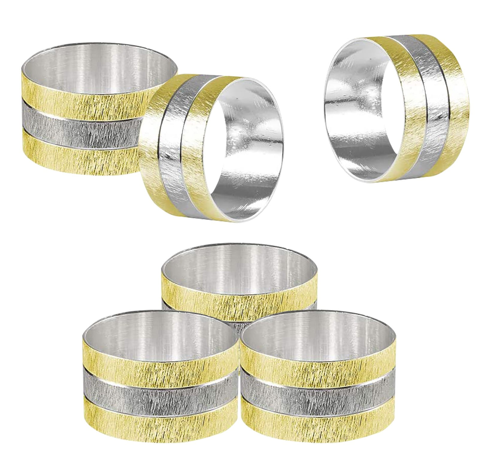 ANTOO Napkin Rings,Delicate Buckles,6PC Rings Buckle Dinners Napkin ...