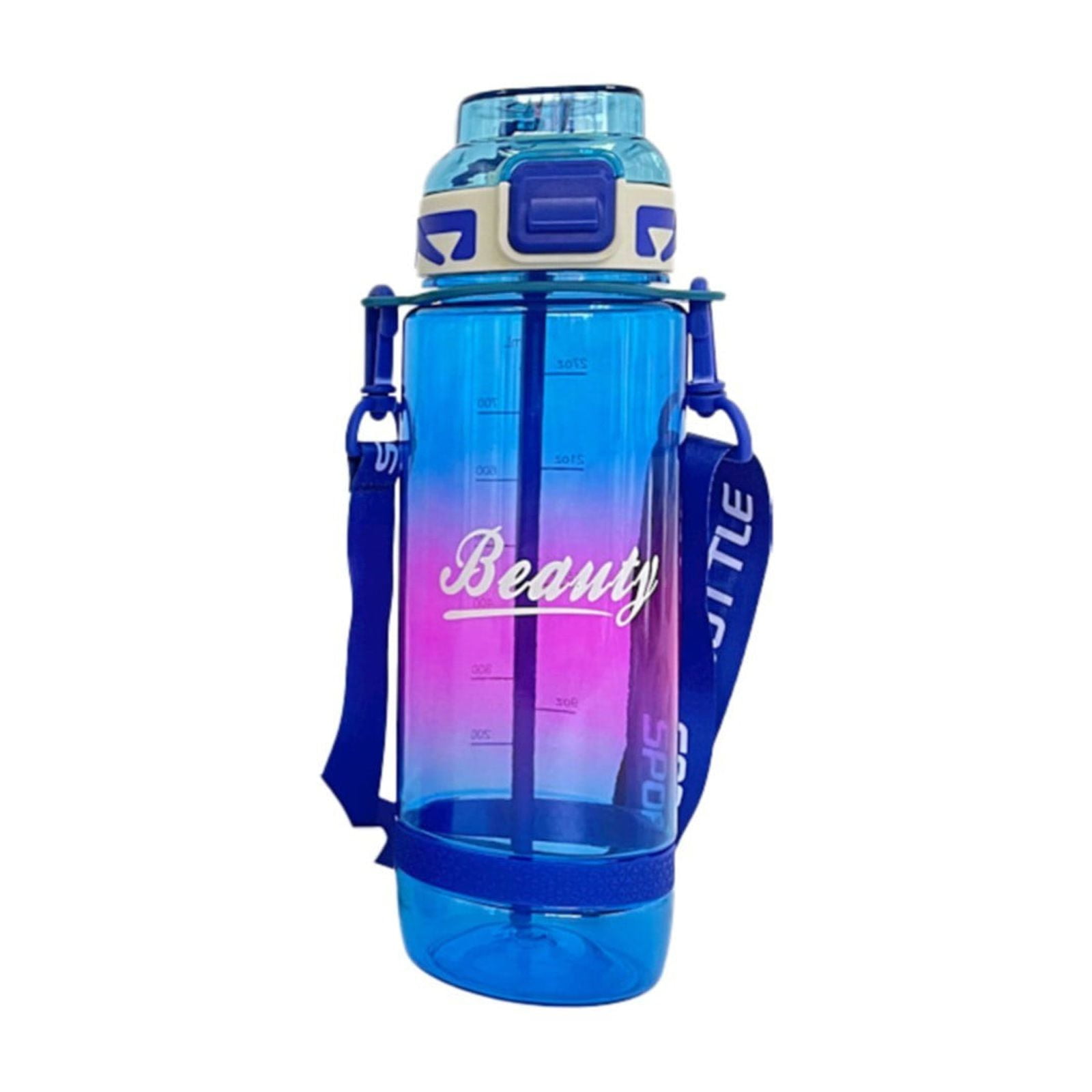 ANTOO Water Bottle with Straw, 1L Sports Water Bottle, Large Capacity ...