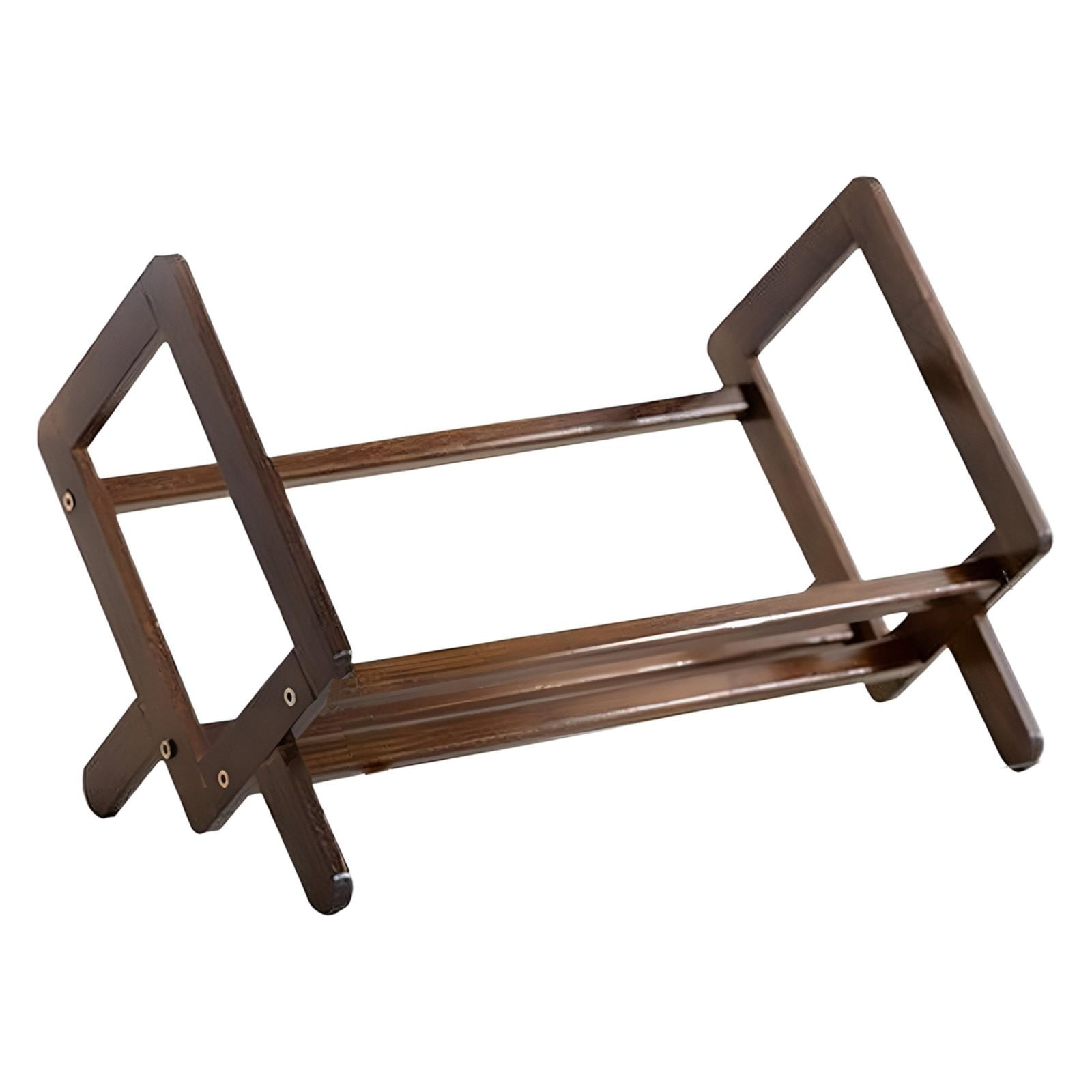 ANTOO Wood Rack,Storage Rack,Desktop Bookshelf Retro Desk Bookshelf ...