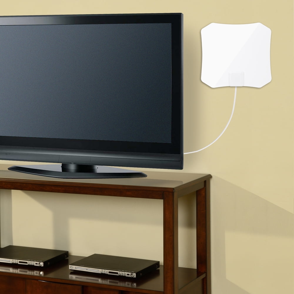 ANTOP Paper Thin Indoor HDTV Antenna with Table Stand - Walmart.com