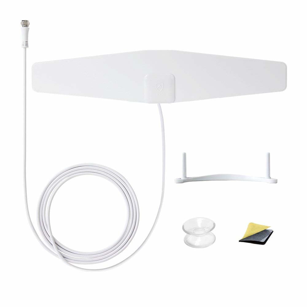 ANTOP Paper Thin TV Antenna With Smart Pass Amplifier white - Walmart.com