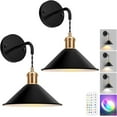 ANTOTEN Rechargeable Battery Operated Wall Sconce Set of 2 5000mAh High ...