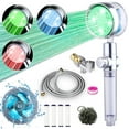 ANTOWER LED Shower Head with Handheld High Pressure Shower Heads Set ...