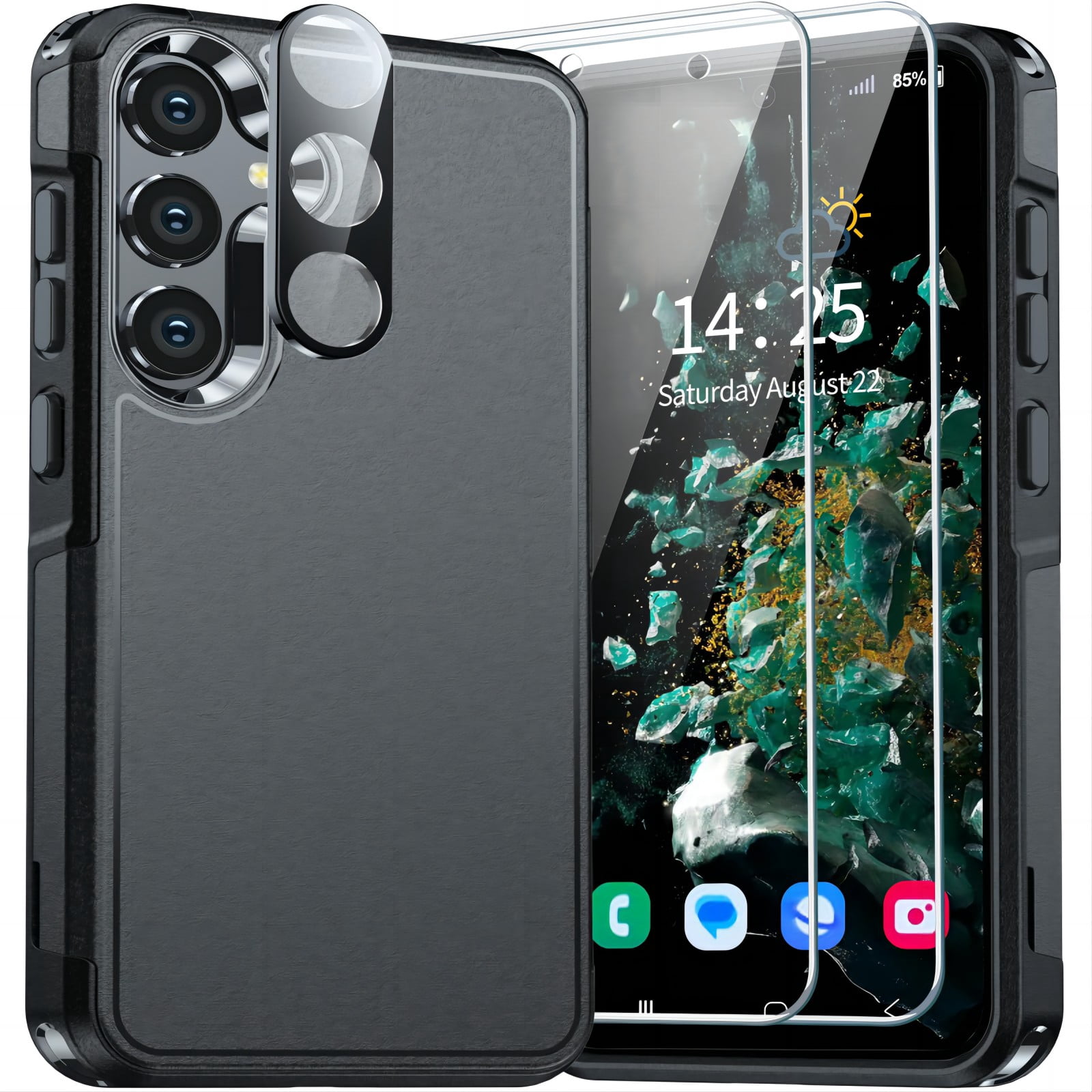 ANTSHARE Samsung Galaxy S24 Plus Case, 2*Tempered Glass & 1*Camera Lens ...
