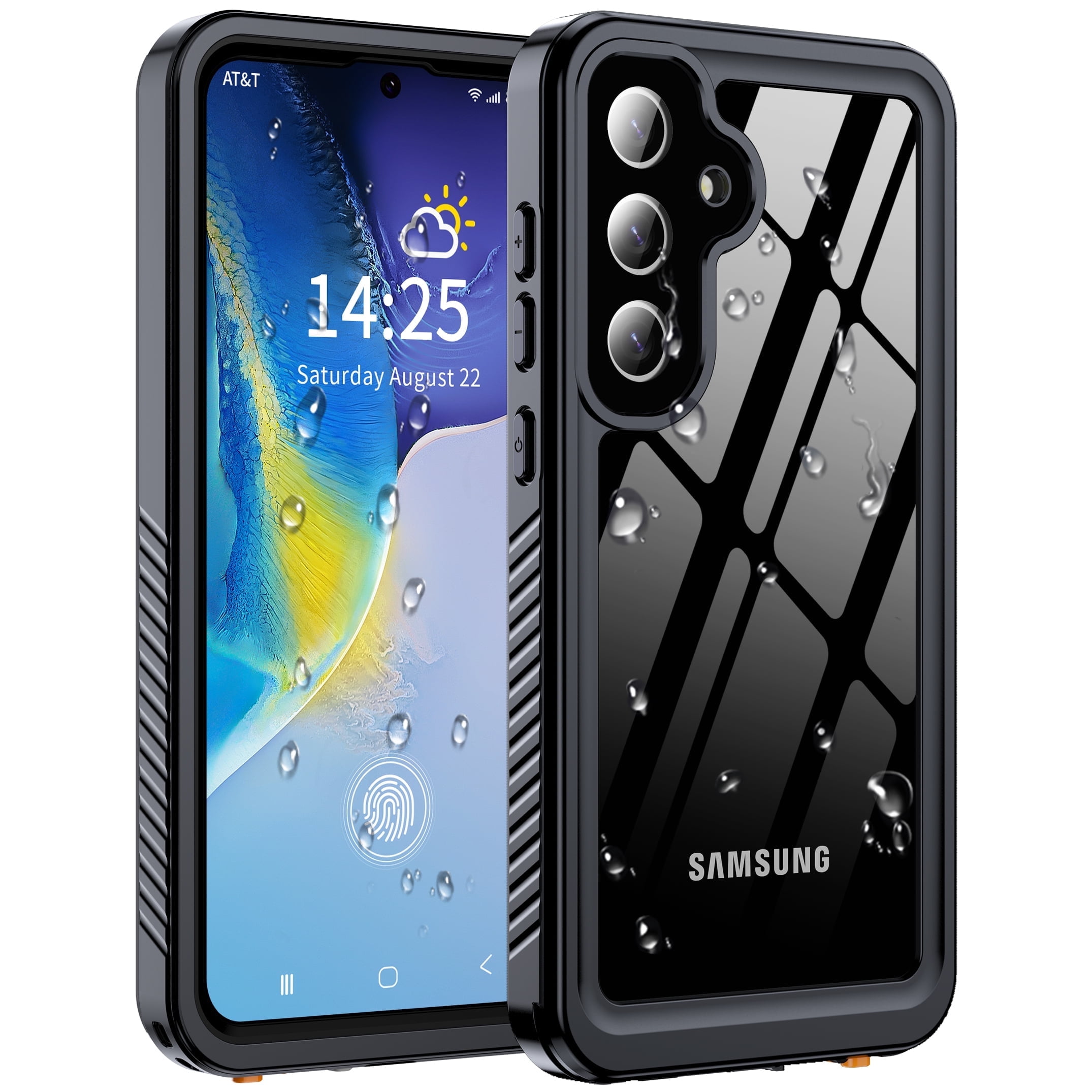 ANTSHARE for Samsung Galaxy S25 Plus Case, Waterproof Built-in Screen Protector, [12 FT Military ...