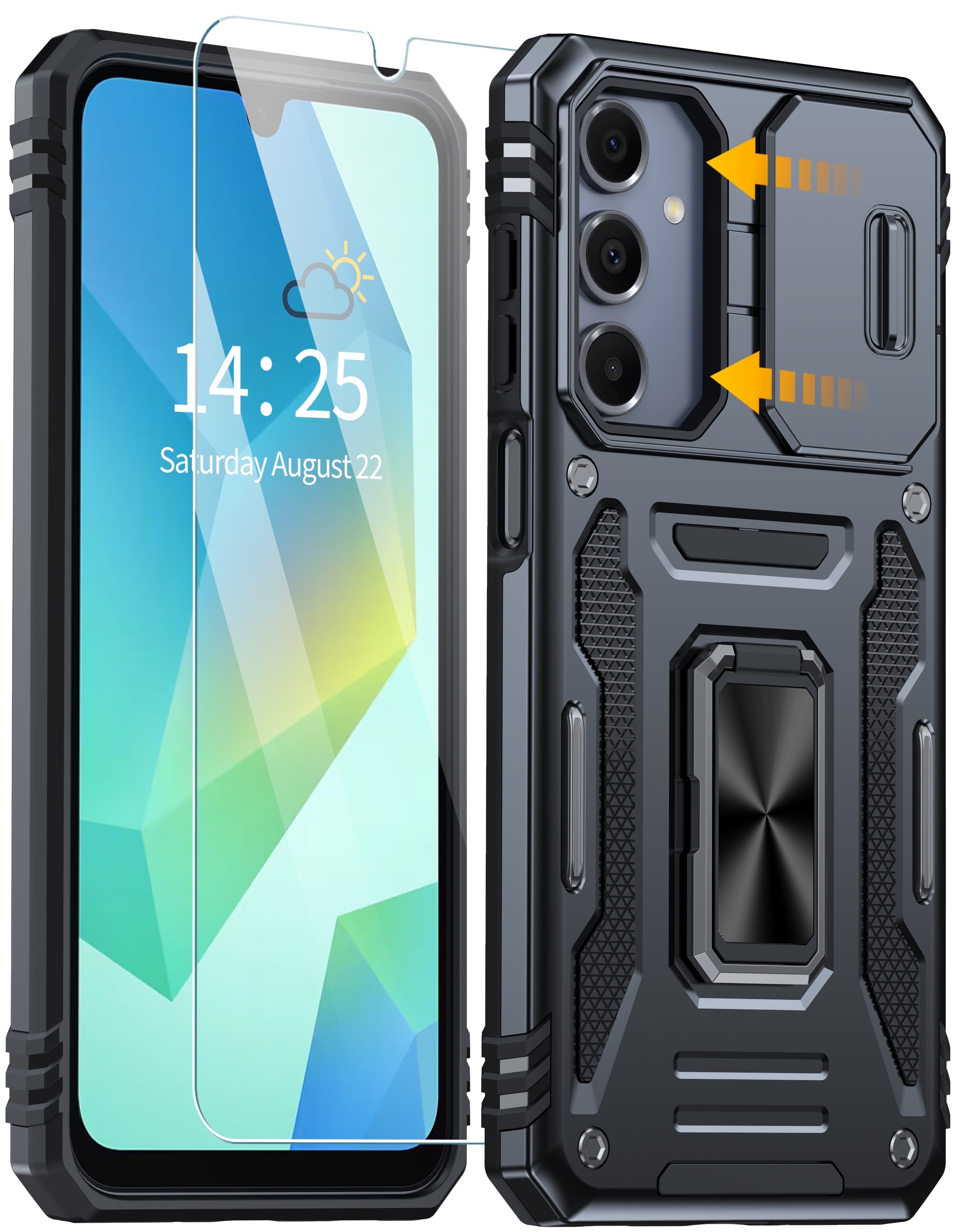 ANTSHARE for Samsung Galaxy A16 5G Case, with Screen Protectors ...