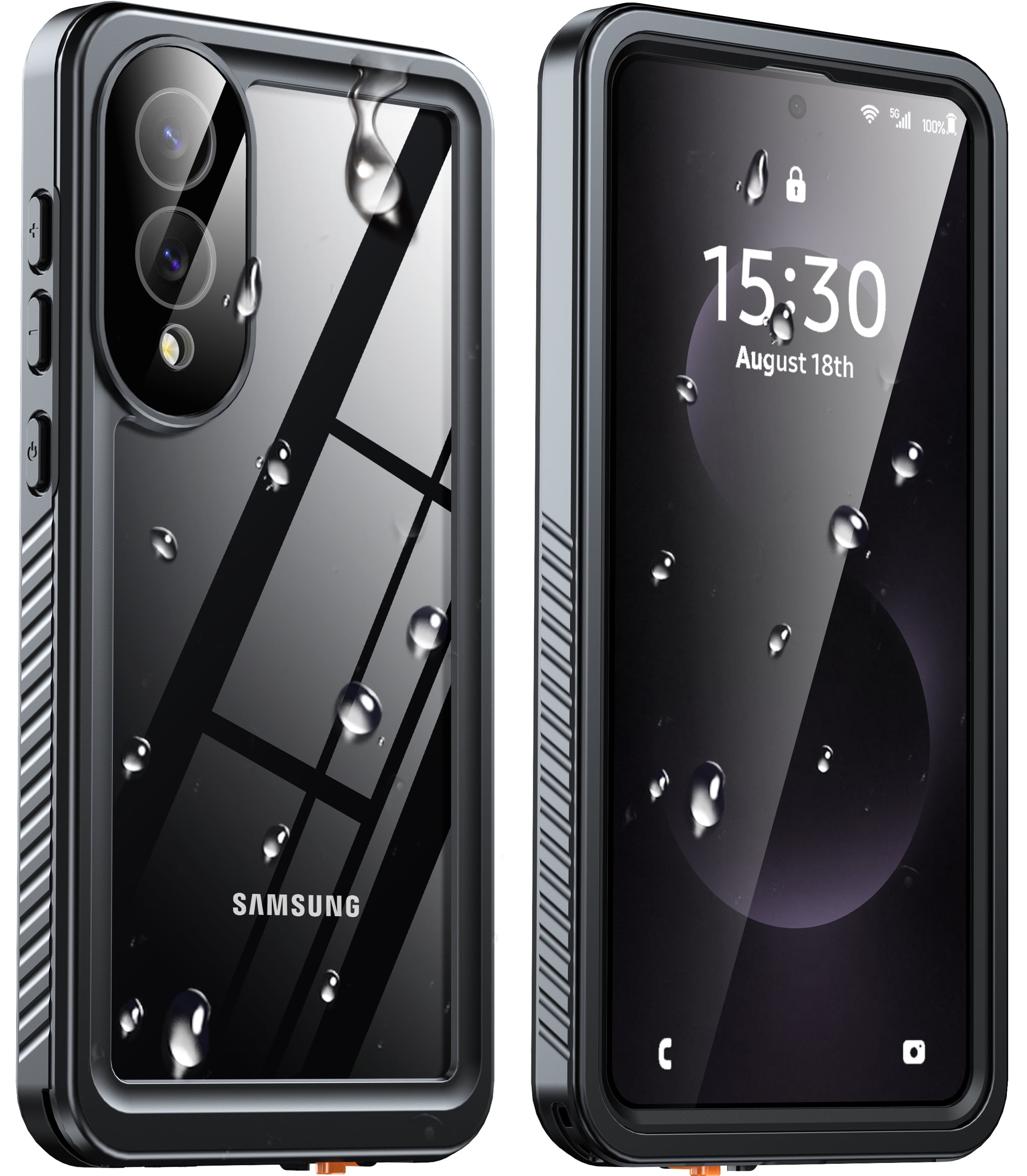 ANTSHARE for Samsung Galaxy S25 Edge Case, IP68 Waterproof S25 Edge Case with Built-in Screen ...