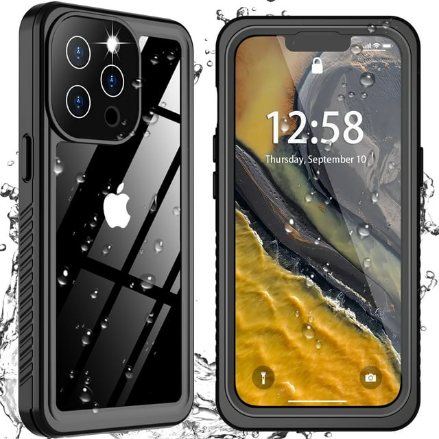 ANTSHARE for iPhone 13 Pro Case,Built-in Screen Protector,IP68 ...