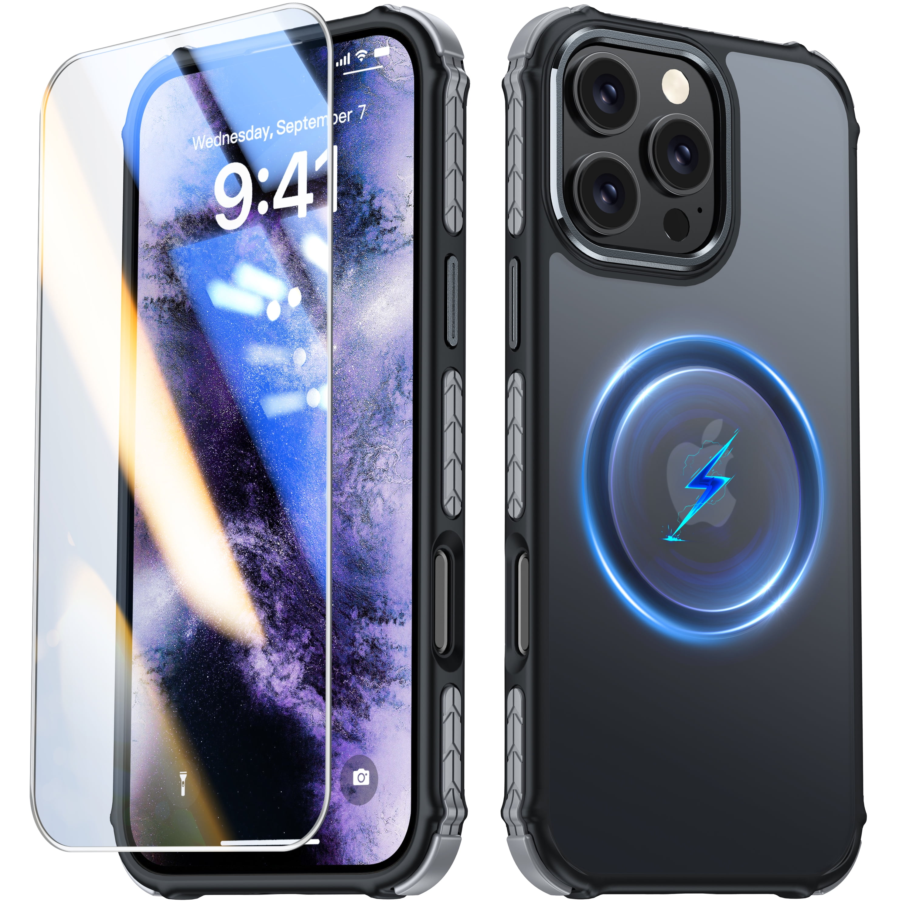 ANTSHARE Magnetic Case For iPhone 16 Pro Max, [1*9H Screen Protector ...