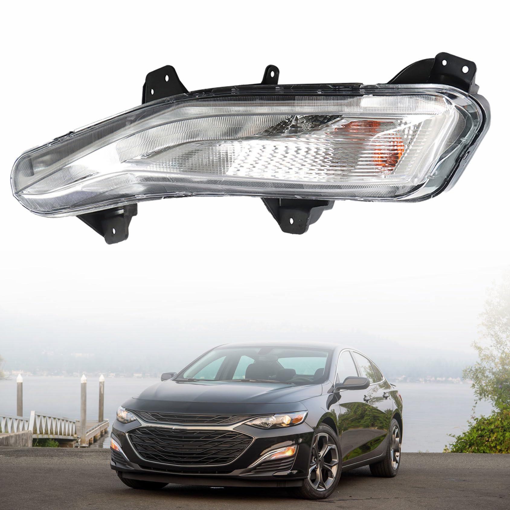 ANTUKO 1Pc Fog Light CM31 Turn Signal Light with DRL Left Driver Side ...