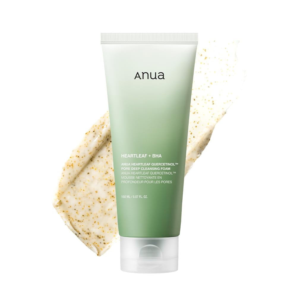 ANUA Heartleaf Quercetinol Pore Deep Cleansing Foam, Facial Cleanser ...