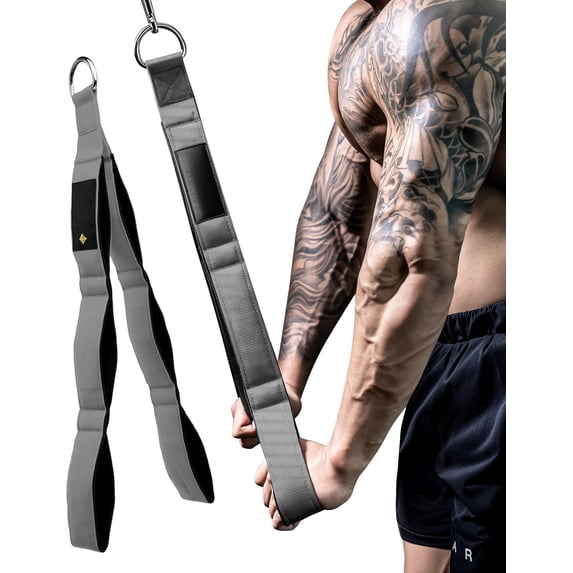 ANUEKLEAR Tricep Rope Attachent Handles, Greater Range of otion, Tricep ...