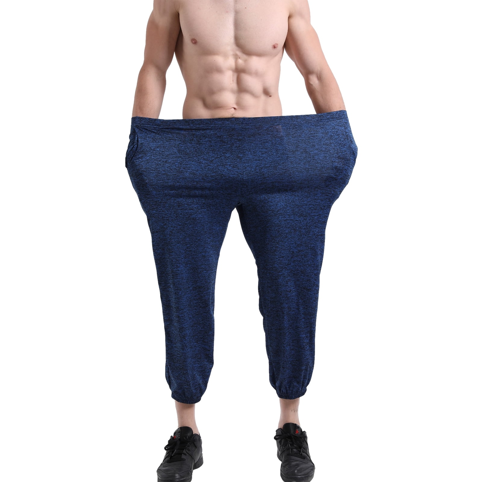 ANUFER Mens Stretchy Loose Fit Casual Track Pants Outdoor Lightweight ...