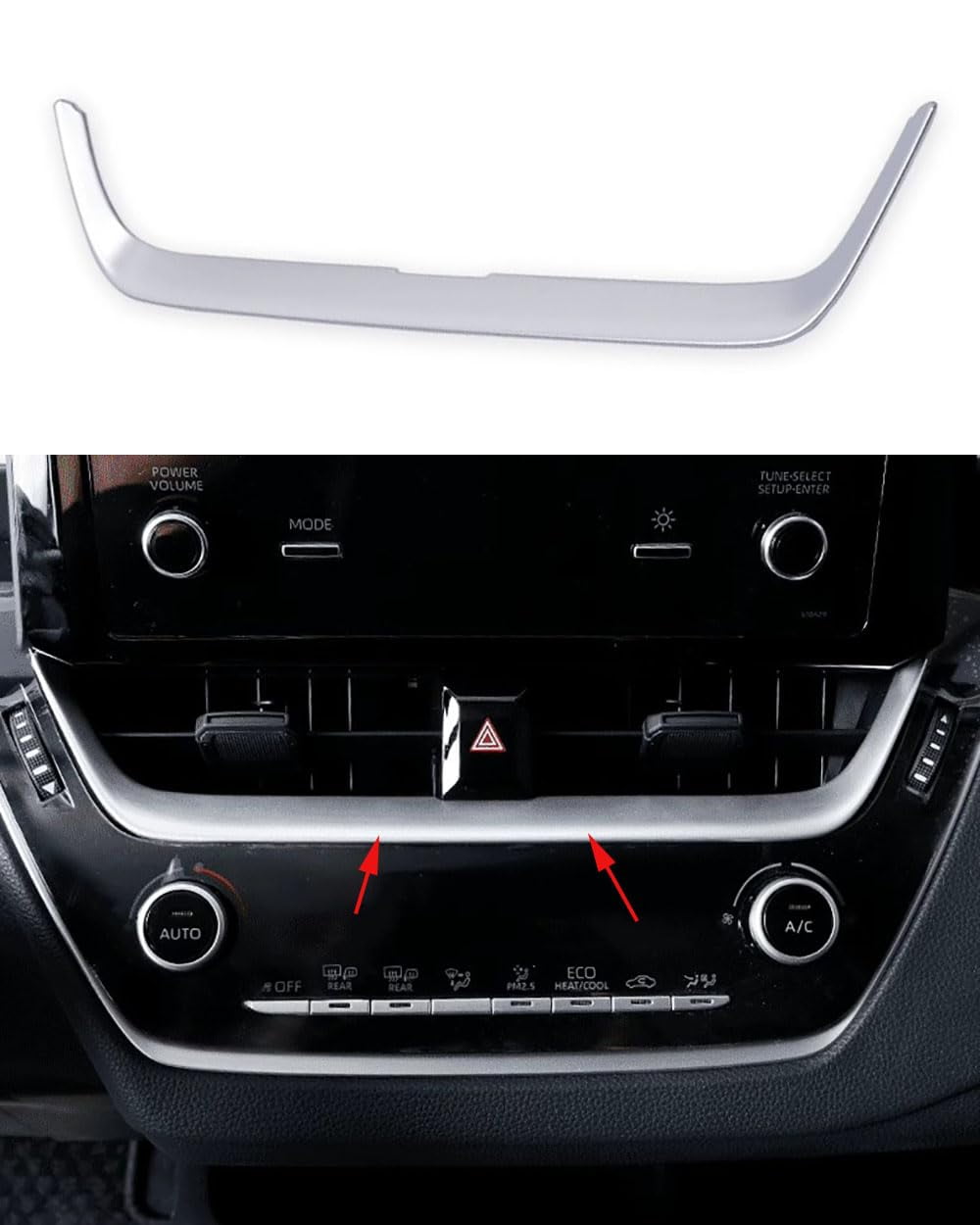 ANUNFRRE Car Accessories Fit for Toyota Corolla 2020 2021 2022 2023 ABS ...