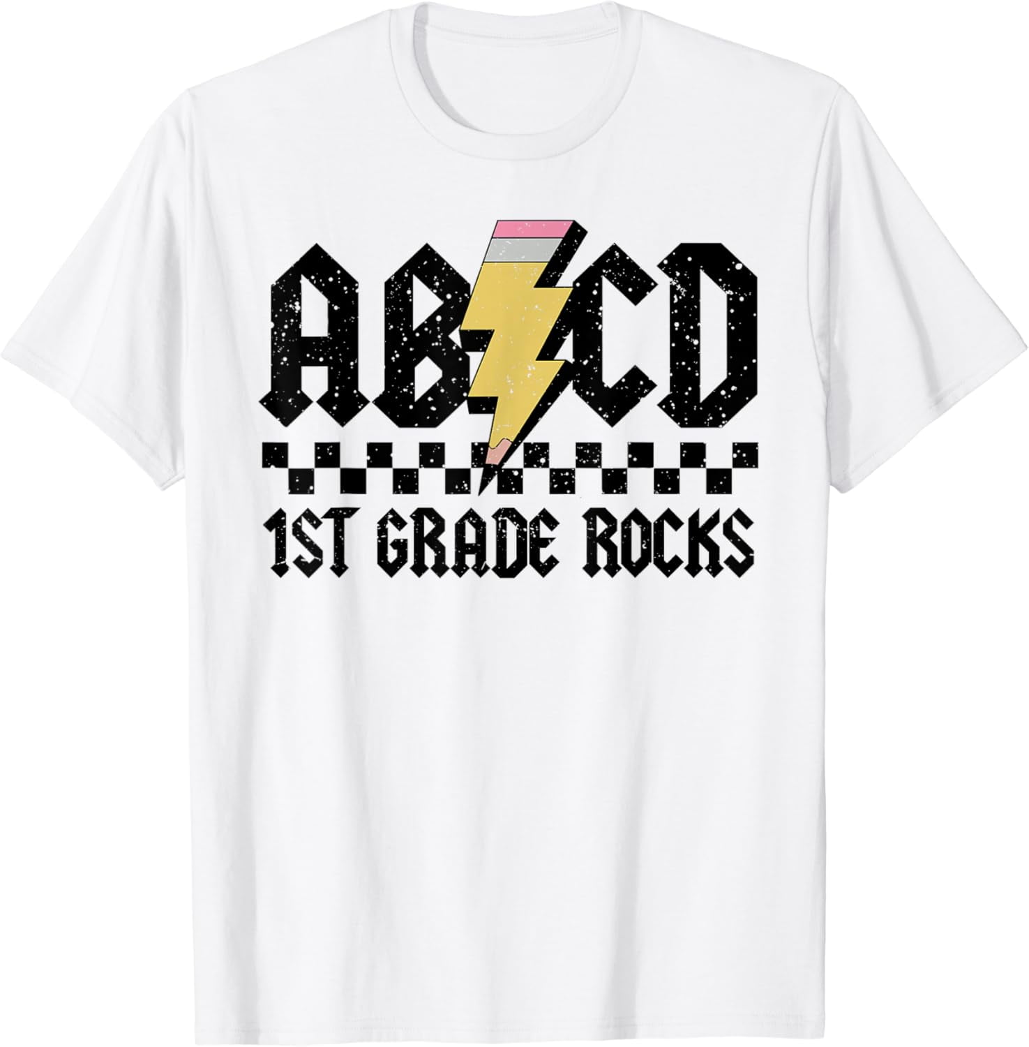 ANUNSHIRT 1St Grade Rock And Roll Letters Abcd Alphabet Back To School ...