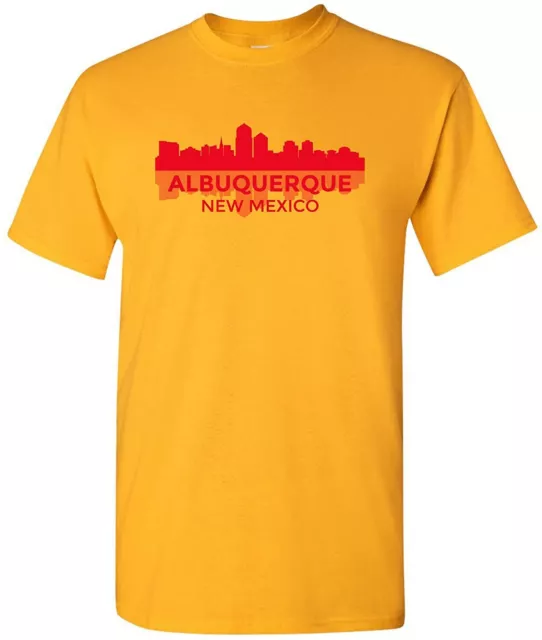 ANUNSHIRT Albuquerque New Mexico Skyline - Hometown State Team City T ...