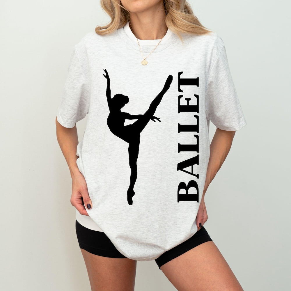 ANUNSHIRT Ballerina Graphic Tee, Ballet T Shirt, Trendy Balletcore ...