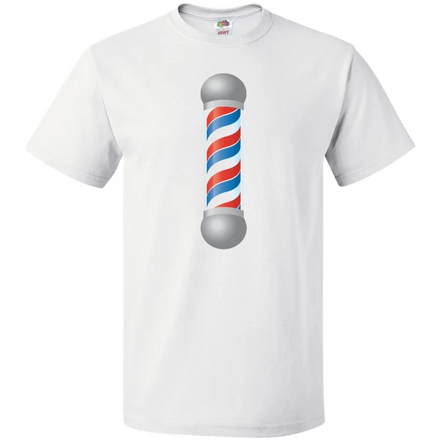 ANUNSHIRT Barber Barberpole T-Shirt Barbershop Pole Occupations Career ...