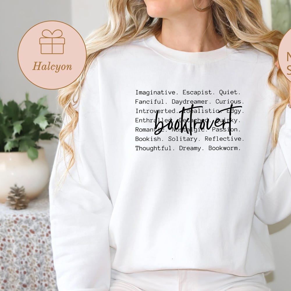 ANUNSHIRT Booktrovert Shirt, Bookish Definition Shirt, Book Lover Shirt ...