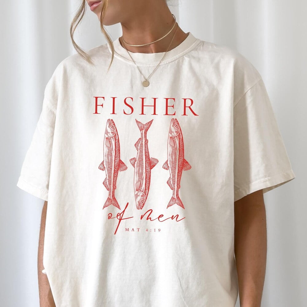 ANUNSHIRT Christian Merch Tinned Fish Shirt, Oversized Sea Life Tshirt ...