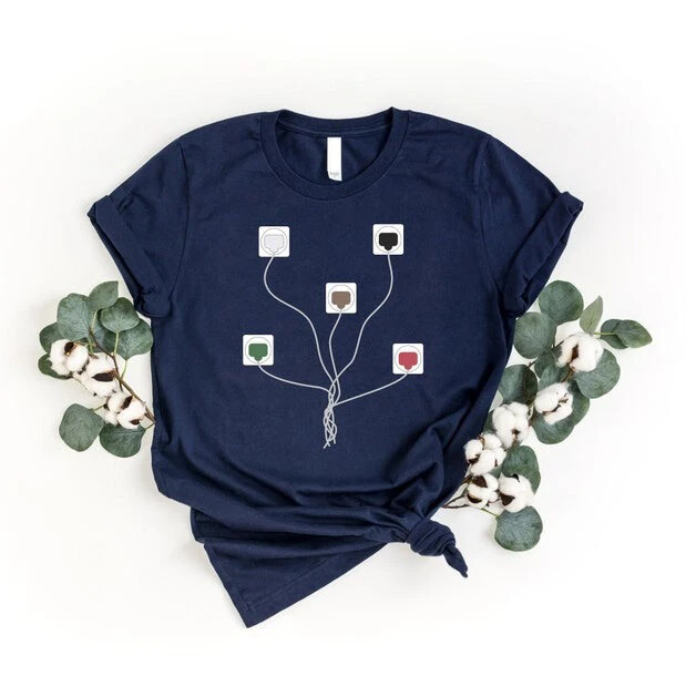 ANUNSHIRT Ekg Leads Cheat Sheet Shirt, Telemetry Technician Shirt ...