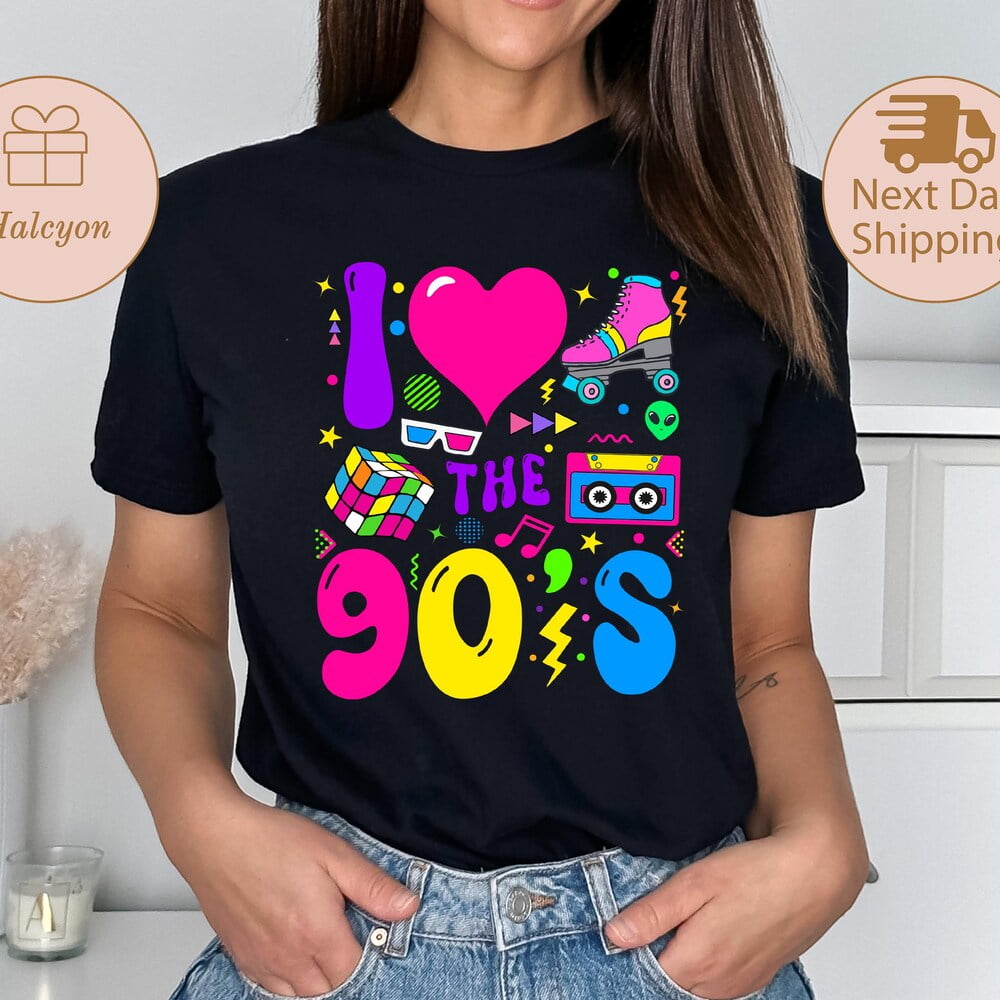 ANUNSHIRT I Love The 90S T-Shirt, Nineties Shirt, 90S Birthday Party Favors, Retro 90S Outfit ...