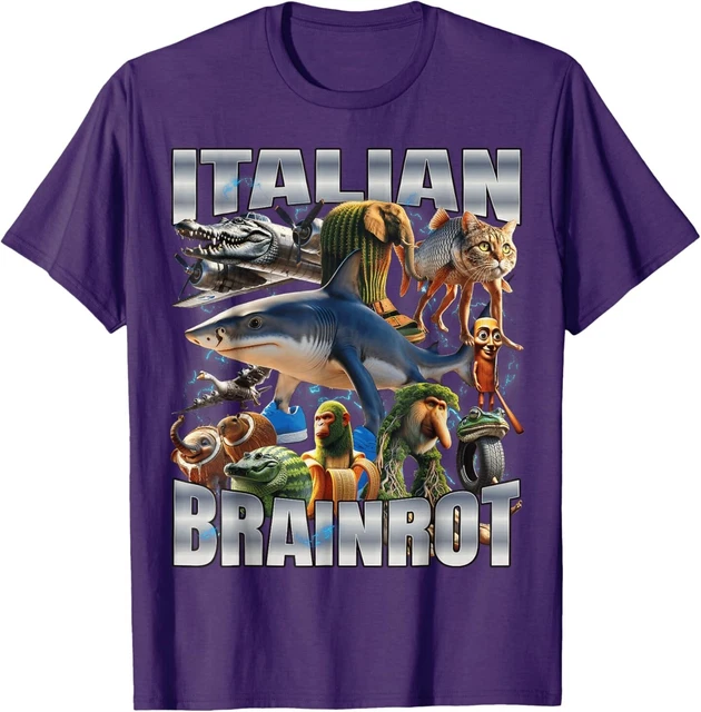 ANUNSHIRT Italian Brainrot T-Shirt Unisex S-5XL Hot Trending Shirt ...