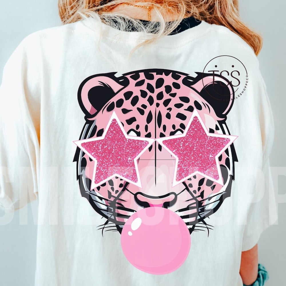 ANUNSHIRT Leo.pard blowing bubble Shirt Leo.pard Shirt leo Mascot ...