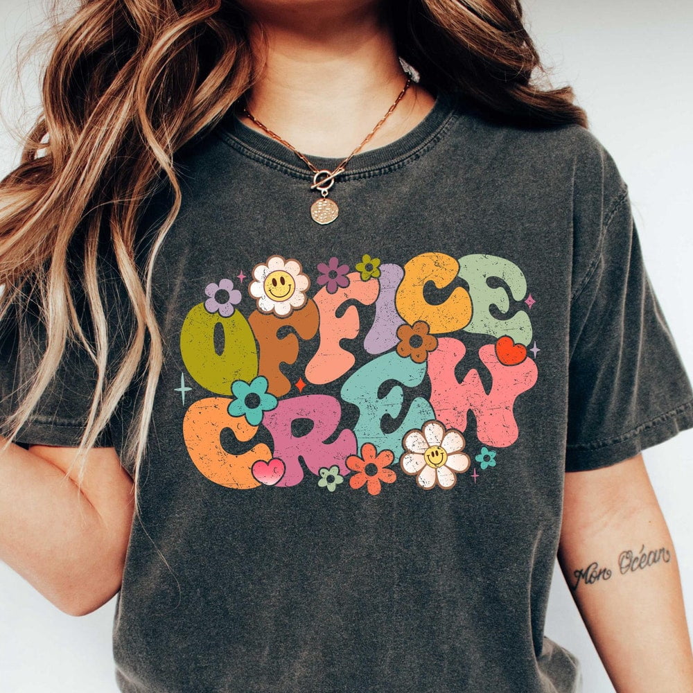 ANUNSHIRT Office Crew Shirt, Coworker Shirt, Office Staff Shirt ...