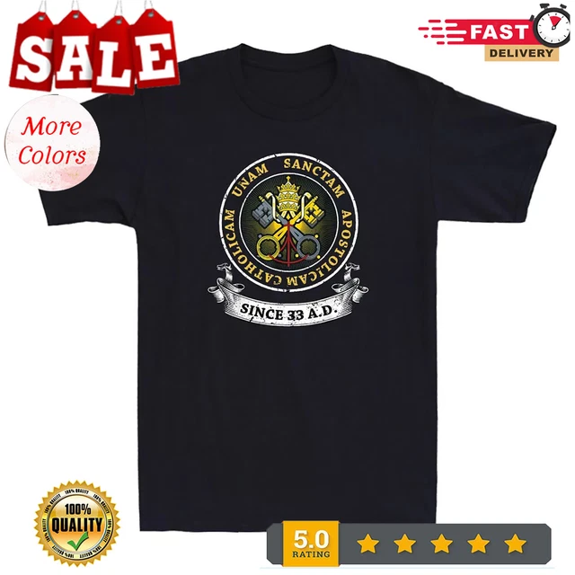 ANUNSHIRT One Holy Catholic & Apostolic Church Catholic Latin Vintage ...