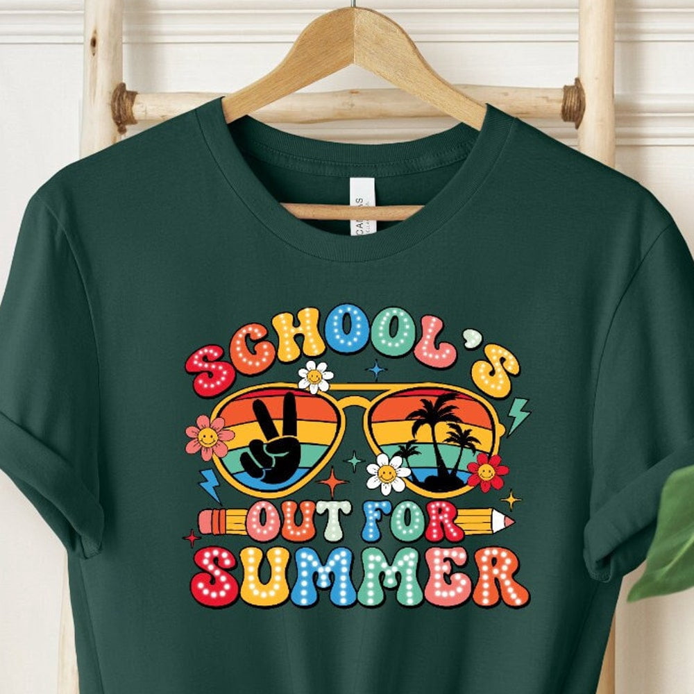 ANUNSHIRT School's Out For Summer Shirt, Cute Student, Vacation Shirt ...