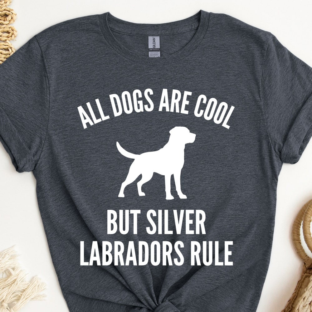 ANUNSHIRT Silver Labrador Shirt, Silver Labrador Gift, Silver Labrador ...