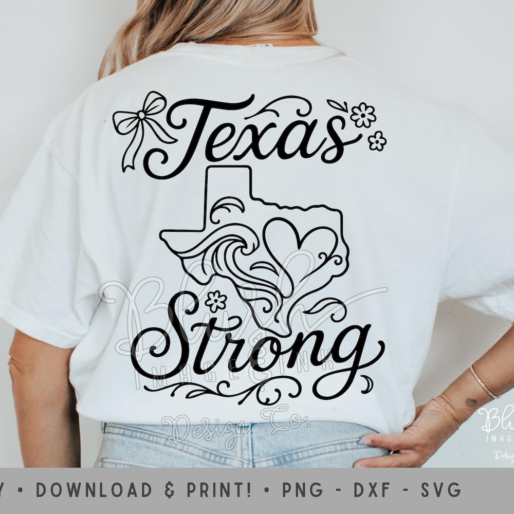 ANUNSHIRT Texas Strong Shirt Texas Heart T-Shirt Floral Cricut Cut File ...