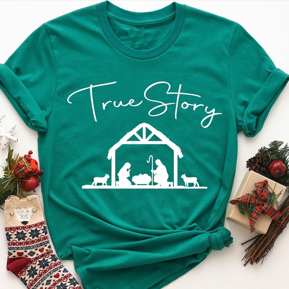 ANUNSHIRT True Story Shirt - Jesus Christ Shirt - Minimalist Jesus ...
