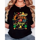 ANUNShirt, Hat Cactus Guitar Print, Minimalist Fashion Sports T-Shirt ...