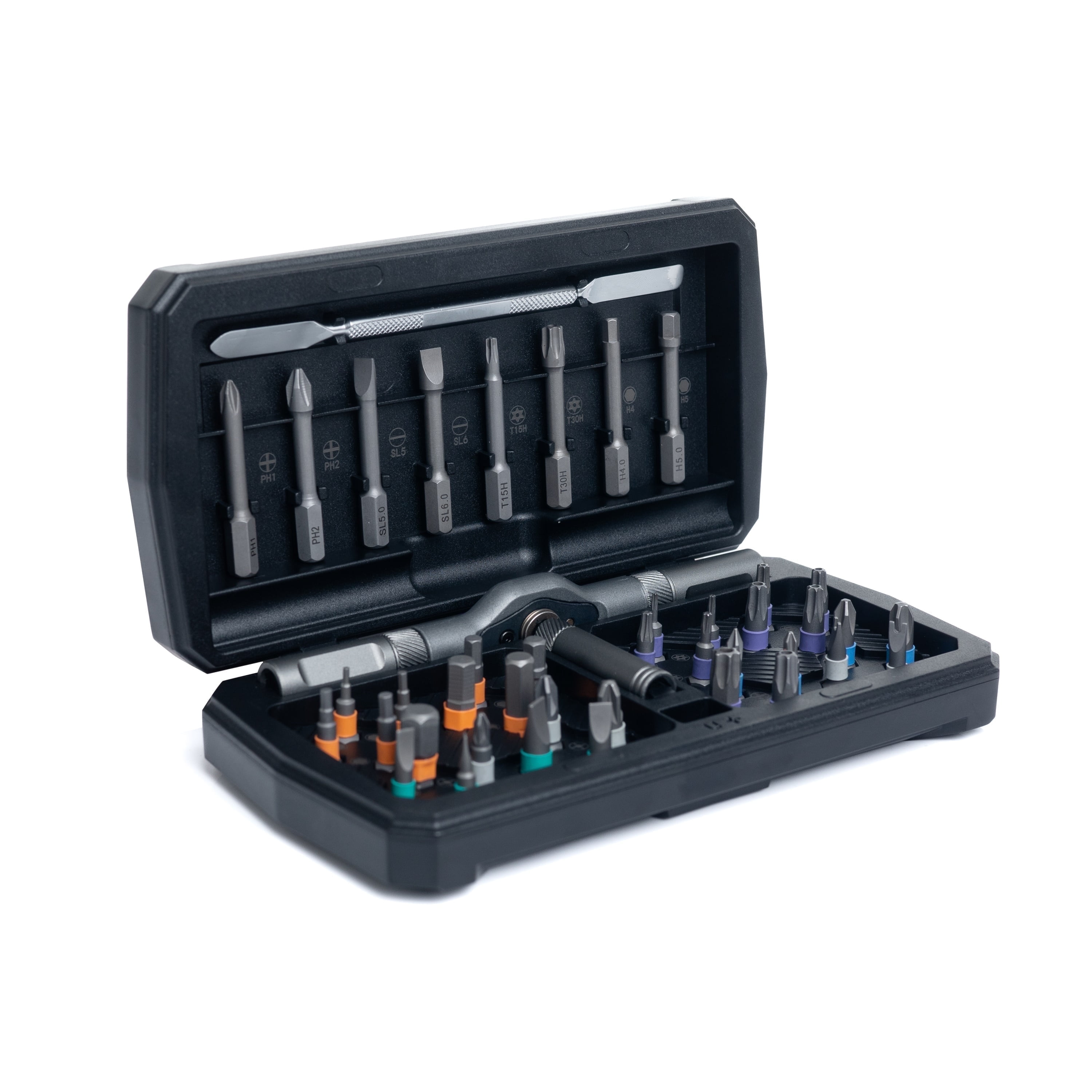 ANVANNA Aluminum Alloy 360 Degree Rotation, Clutch Ratchet Screwdriver ...