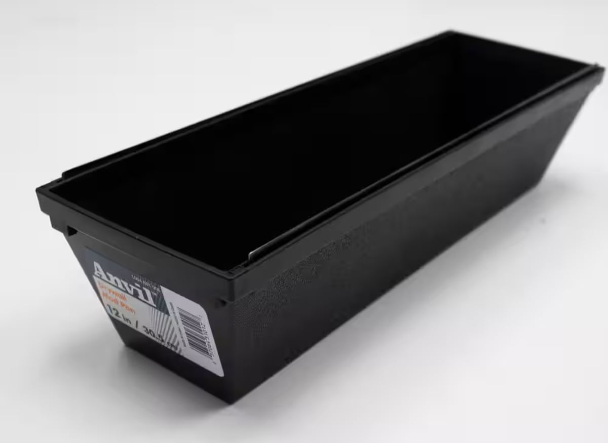 ANVIL Plastic Mud Pan 12in with Steel Edge - Walmart.com