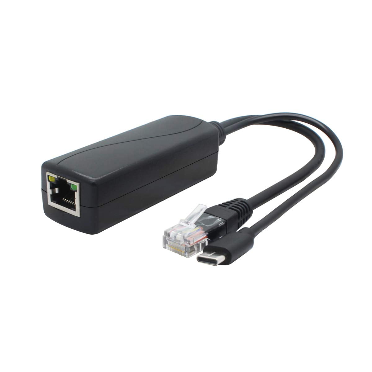 ANVISION 5V PoE Splitter, USB Type C, 48V to 5V 2.4A, IEEE 802.3af ...