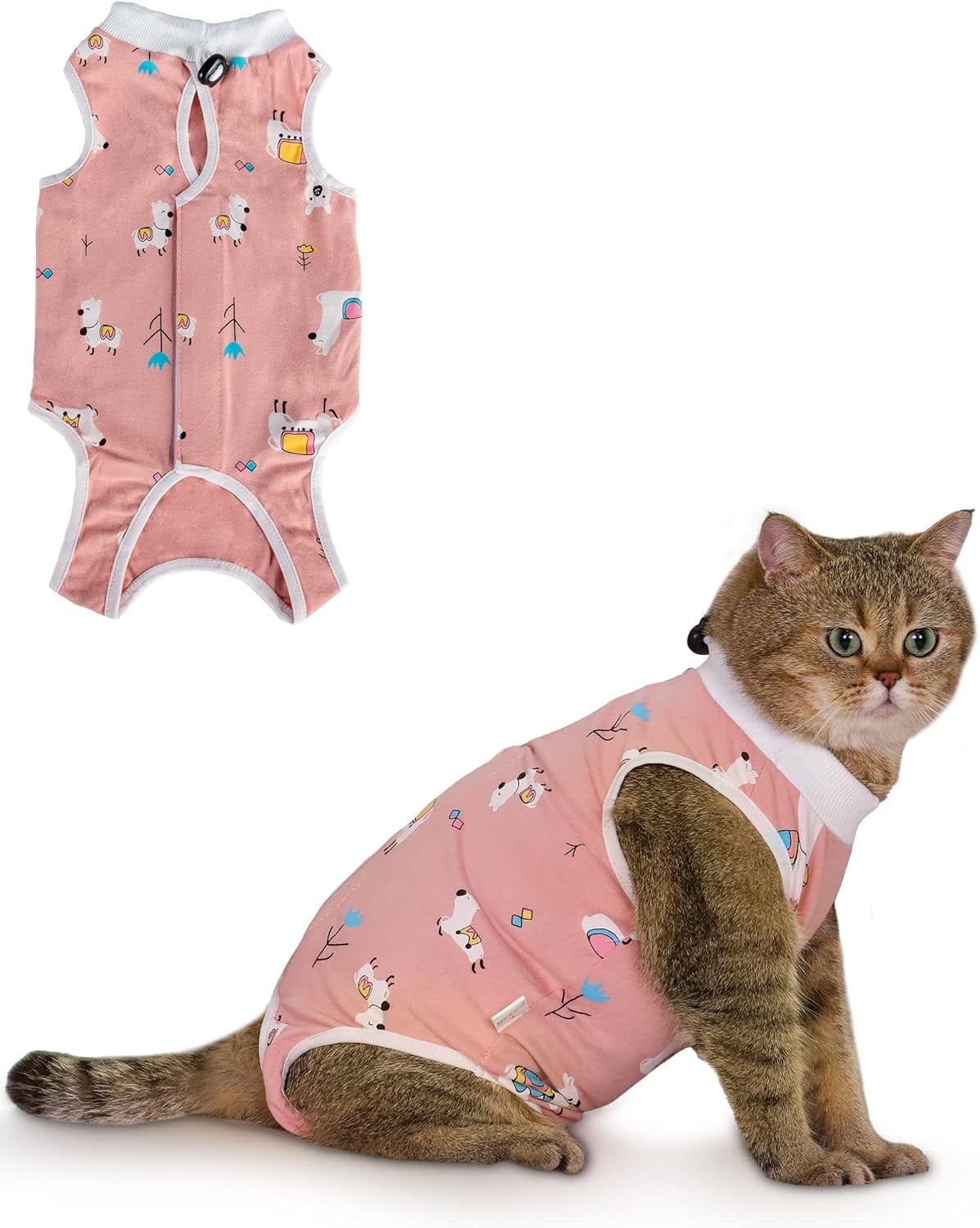 ANWA Cat Recovery Suit - Breathable Cat Surgery Recovery Suit Female ...