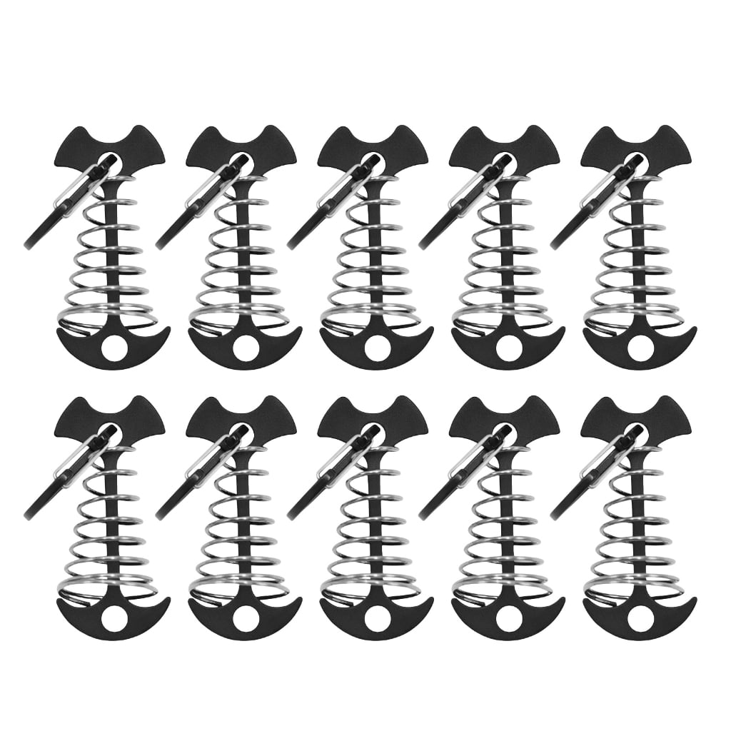 ANXPTIME 10Pcs Fishbone Deck Anchors Peg Deck Planks Board Tent Stakes ...