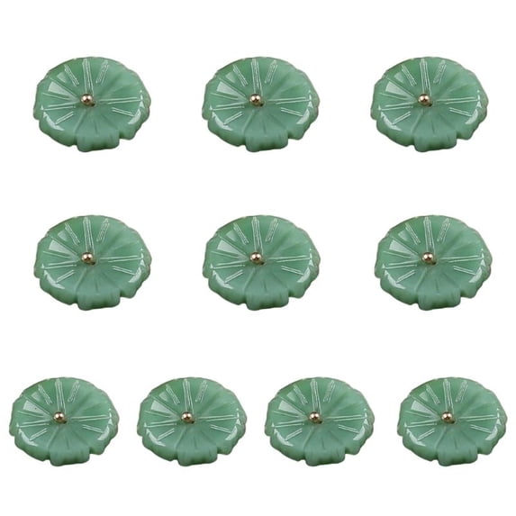 ANXPTIME 10Pcs Flower Shape Resin Decorative Button Cheongsam Resin ...